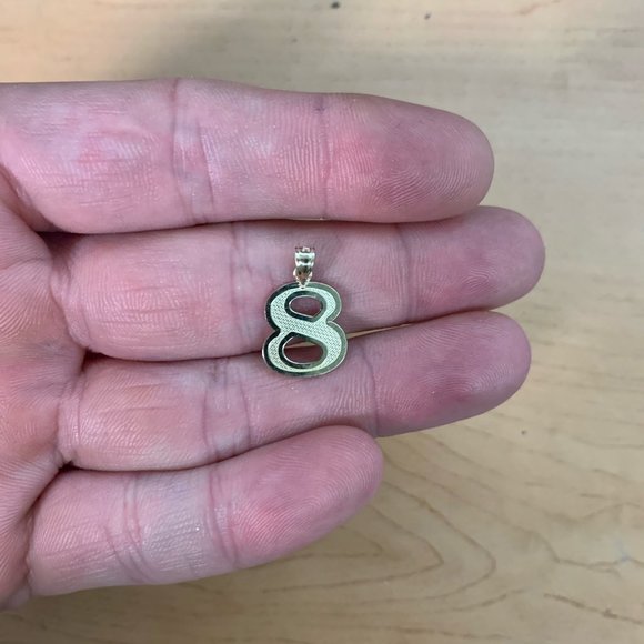 The Golden Bazaar | Jewelry | K Gold Number 8 Pendant Lucky Number ...